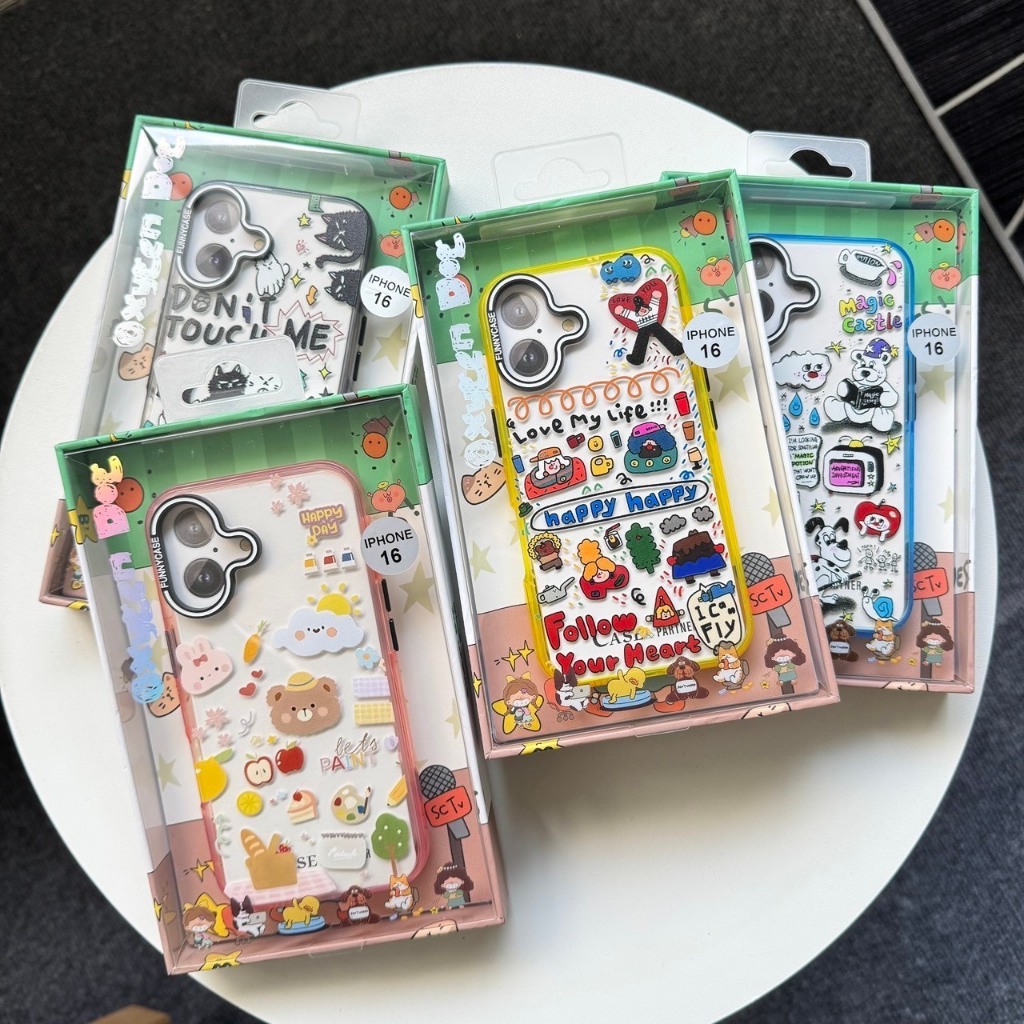 เคสโทรศัพท์ไอโฟน FUNNYCASE PC ขอบนิ่ม หลังแข็ง สำหรับไอโฟน | Shopee ...