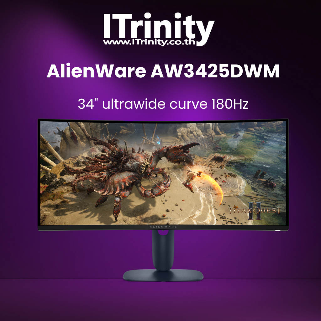 Dell AW3425DWM Alienware 34 Gaming Monitor จอ มอนิเตอร์ 34 นิ้ว รับ ...