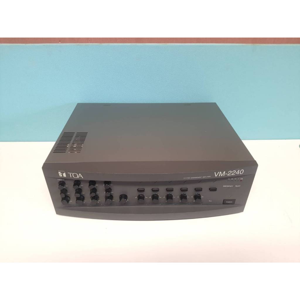 TOA VM-2240 ER |เครื่องขยายเสียงระบบประกาศแบบ 5 โซน 240 วัตต์ ช่อง ...
