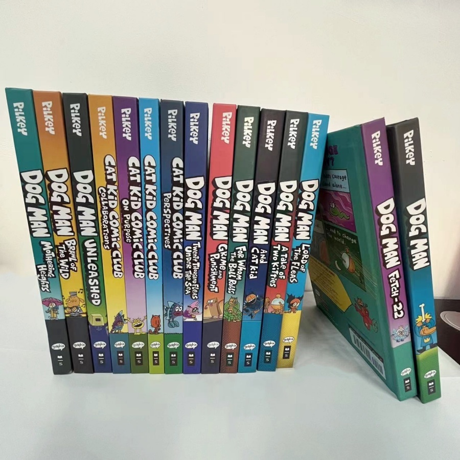 【Hardcover】Dog Man Series Books Set 17books dogman Childrens Collection by Dav Pilkey | Shopee ...