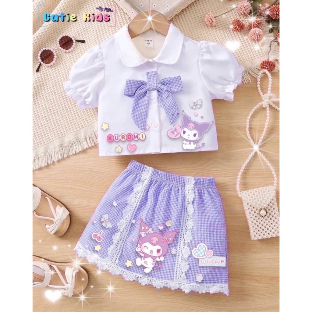PANG KIDS ชุดเซทลูกสาว คุณหนู คุณใจ น่ารักคาวาอี้มากๆ 0624 | Shopee ...