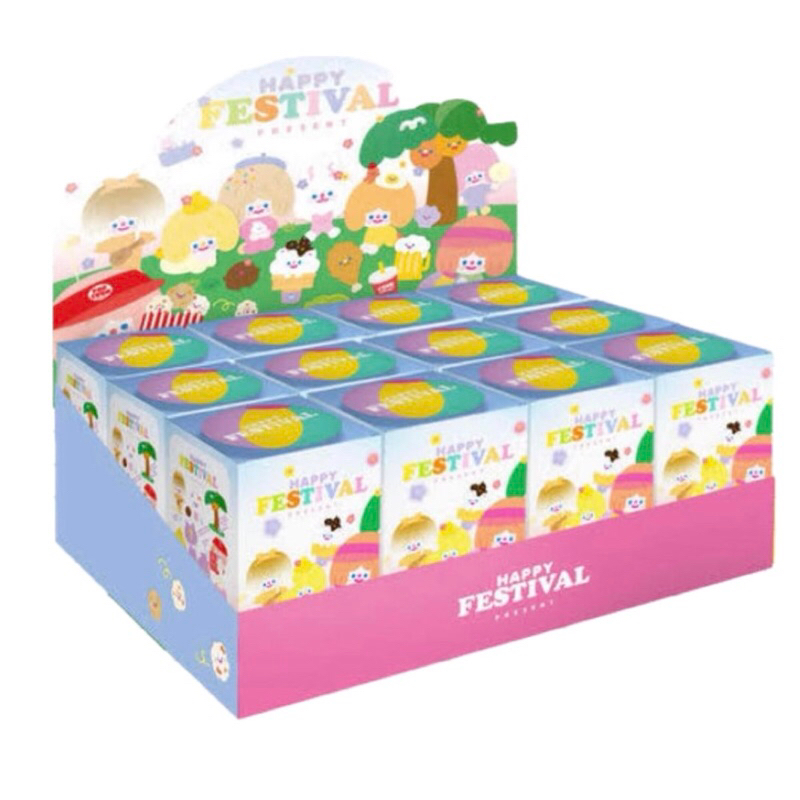 (แกะซอง) กล่องสุ่ม ยกbox Rico happy festival series blind box whole set ...