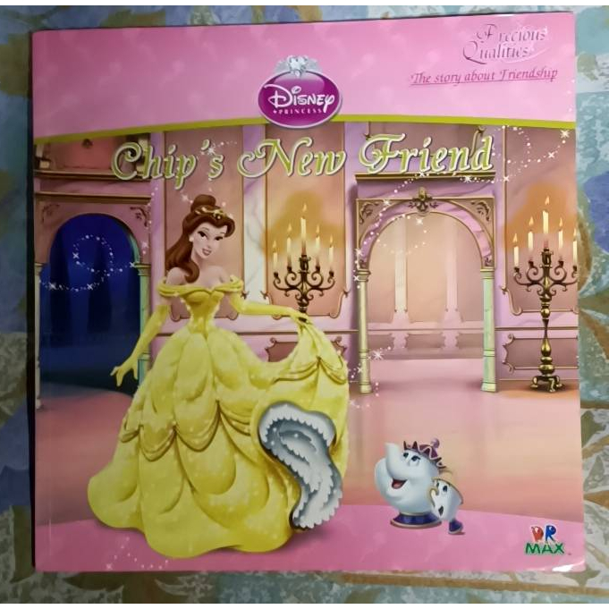 (Used) นิทาน Disney Princess : Chip's New Friend : The story about Friendship +CD มือสอง ...