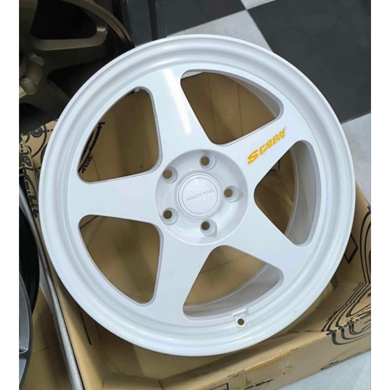 ล้อ Spoon Rota 18x8.5 et35 สีขาว 5รู114.3 พร้อมฝากลาง | Shopee Thailand