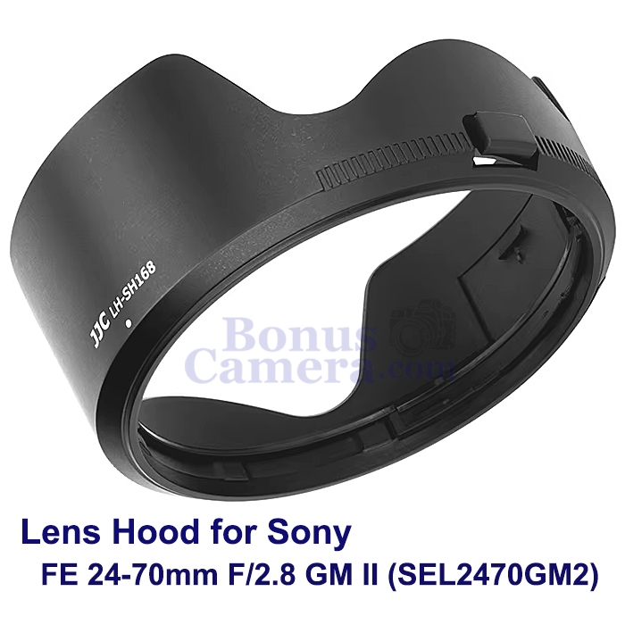 ฮู้ดเลนส์โซนี่ FE 24-70mm F2.8 GM II Lens (SEL2470GM2) replaces Sony ALC-SH168 Lens Hood ...