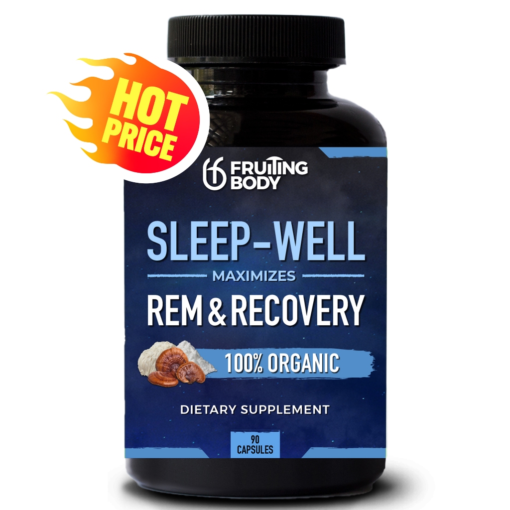 Sleep-Well Supplement w/ Reishi, Lion's Mane, Magnesium L-Threonate ...