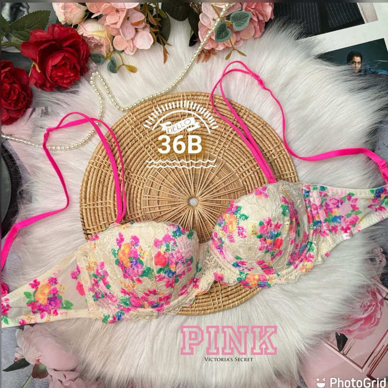 PINK Victoria’s Secret 36B ใหม่มาก สะอาด ฟองบาง กริ้บ | Shopee Thailand
