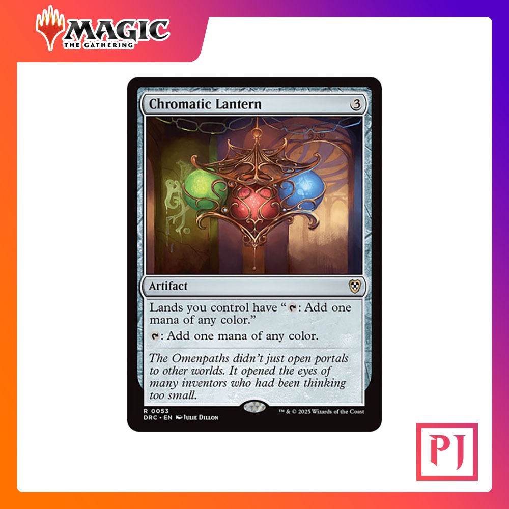 [MTG] Chromatic Lantern [DRC] [ARTIFACT] [RARE] [NORMAL] [ENG] (การ์ดเม ...