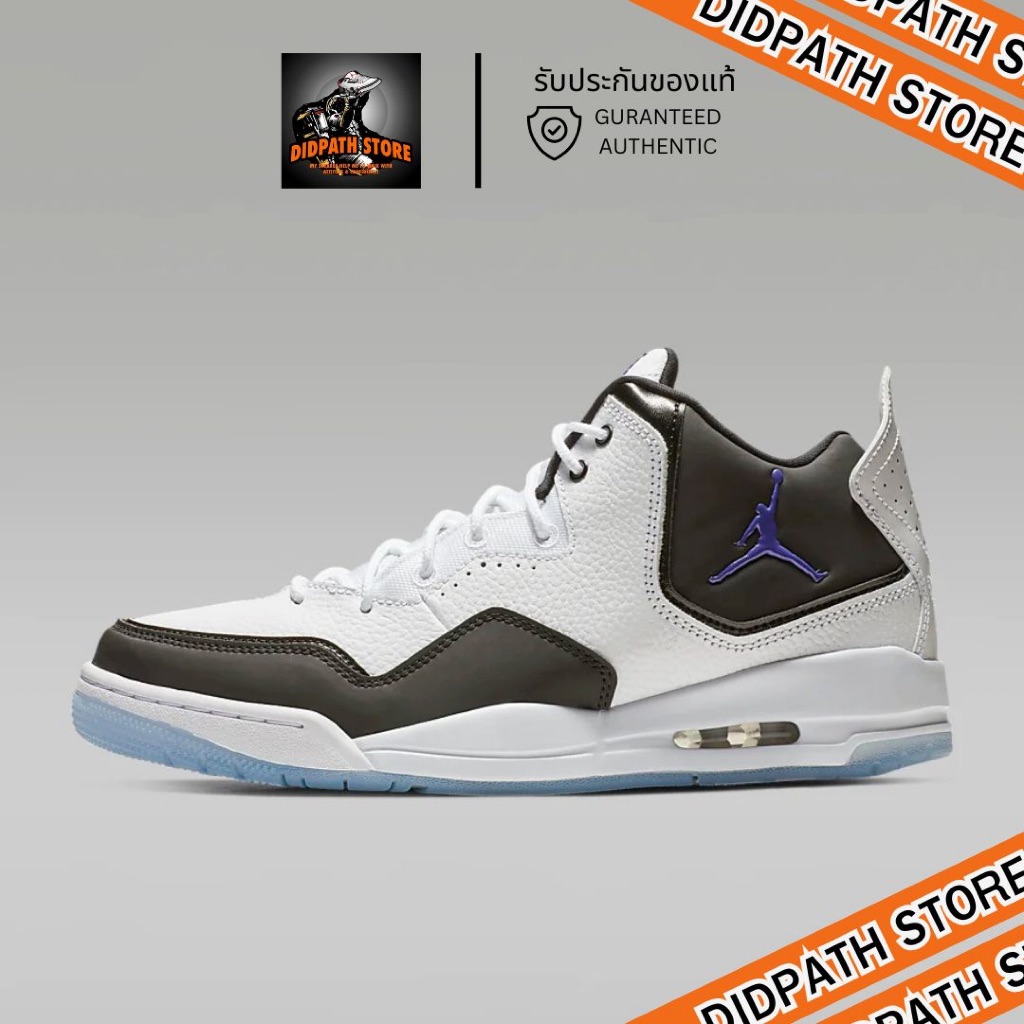 (พร้อมส่ง) ของแท้ 100% รองเท้าไนกี้ NIKE JORDAN COURTSIDE 23 (AR1000 104) สีขาว ดำ ม่วง | Shopee ...