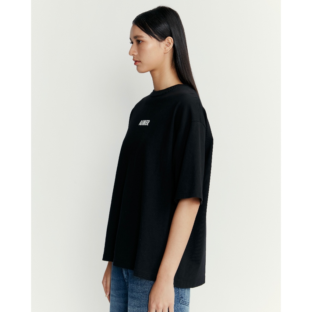 AIMER - AIMER Mini Logo T-shirt in Black | Shopee Thailand