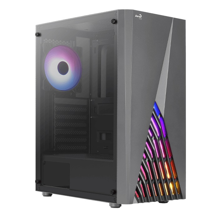 AEROCOOL Delta RGB MID TOWER ATX CASE (Delta-G-BK-V1) | Shopee Thailand