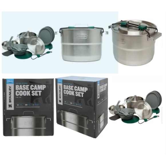 Stanley Adventure Base Camp Cook Set for Four 21 pieces เครื่องครัวครบ ...
