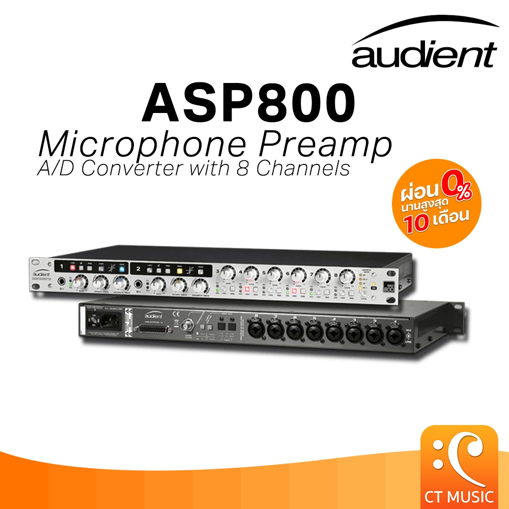 Audient ASP800 Console Mic ปรีแอมป์ไมโครโฟน Microphone Preamp | Shopee ...