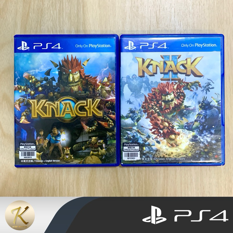 แผ่นเกมส์ PS4 : Knack 1 / Knack 2 [ภาค 1-2]📍English (มือ2) สินค้าพร้อมจัดส่ง | Shopee Thailand