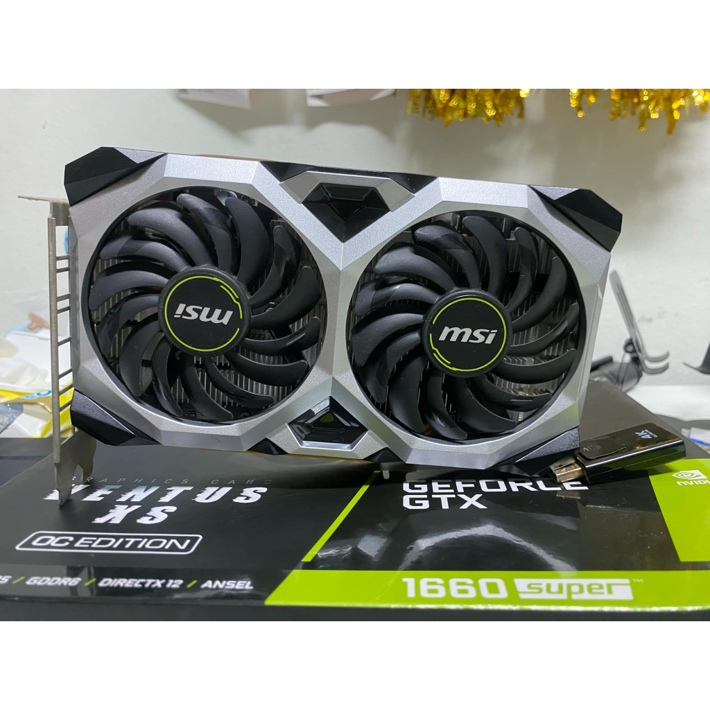 การ์ดจอ GTX 1660SUPER 6GB MSI ventus | Shopee Thailand