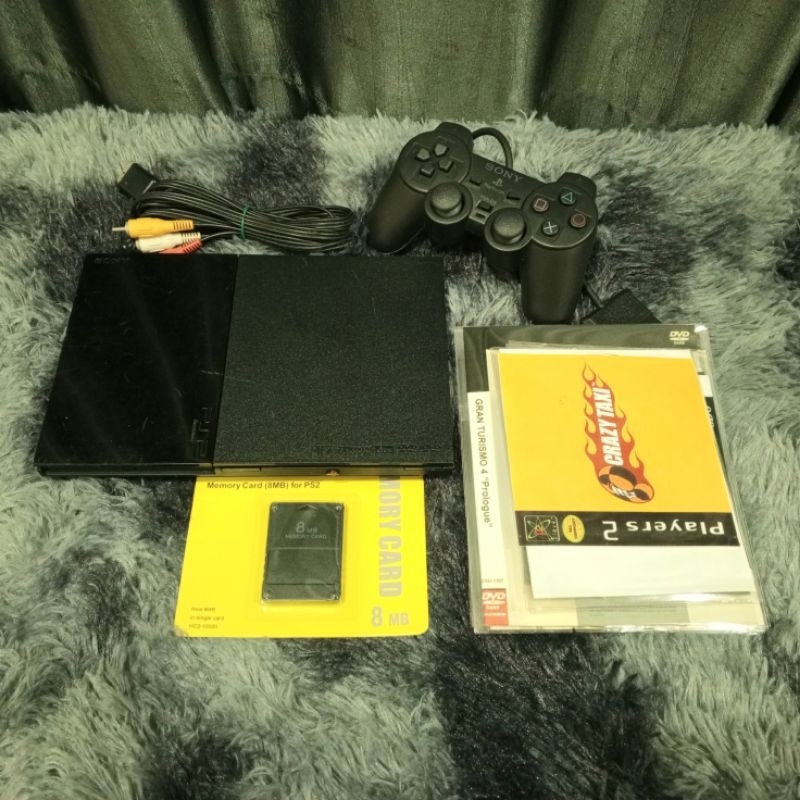 PS2 PLAYSTATION 2 SLIM-90006 BLACK MOD CHIP (USED) เครื่องเล่นเกม PS2 ...