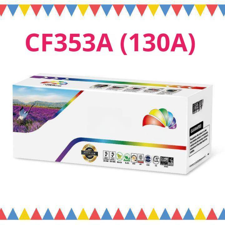 หมึกพิมพ์เลเซอร์ โทนเนอร์ ตลับเทียบเท่า CF353A (130A) Color box แดง ...