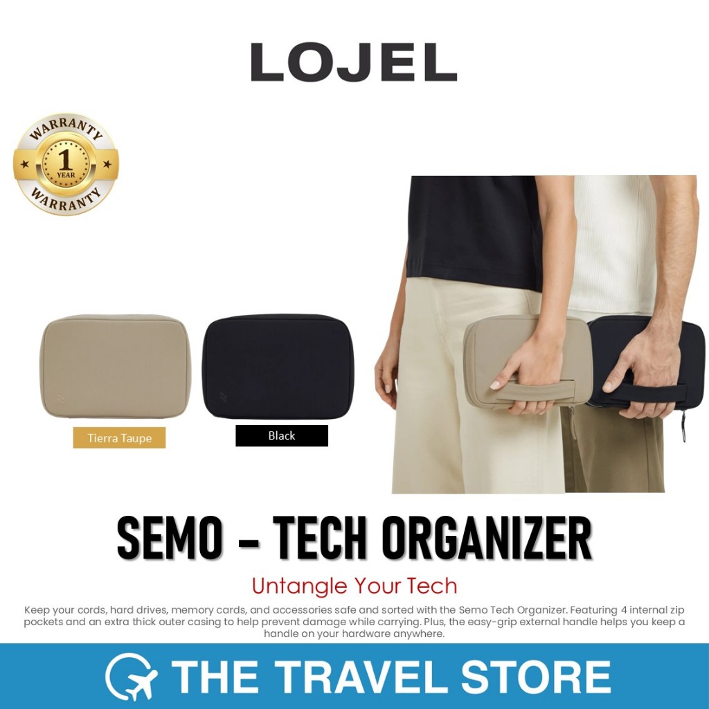 Lojel SEMO - TECH ORGANIZER Untangle Your Tech กระเป๋าใส่อุปกรณ์ พกพา สะดวก | Shopee Thailand