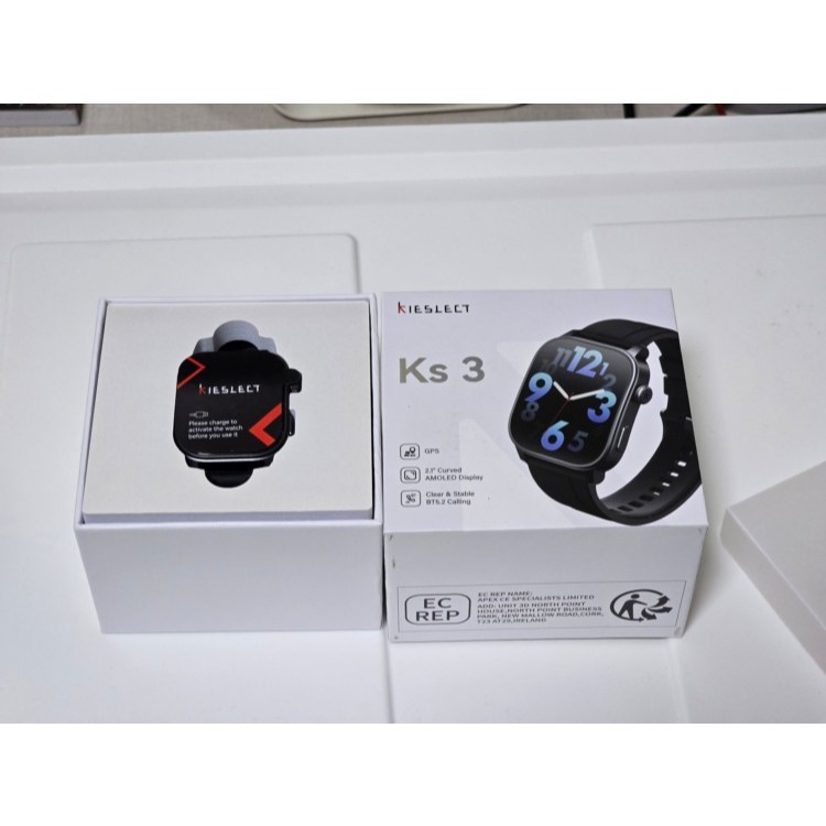 Kieslect KS3 สมาร์ทวอทช์ หน้าจอ AMOLED 2.1 นิ้ว Refresh Rate 60Hz มี Bluetooth Calling -12M ใช้ ...