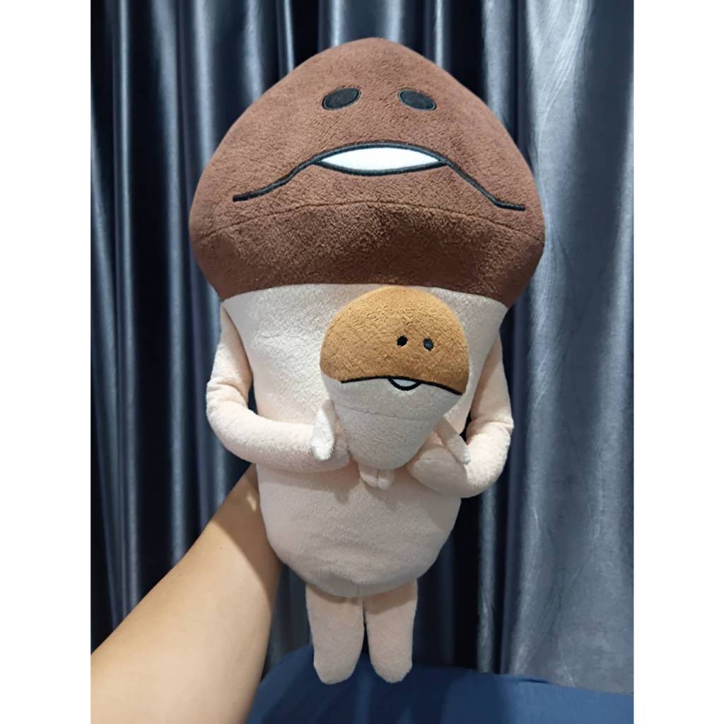 ตุ๊กตาเห็ด นาเมโกะอุ้มลูก Nameko ขนาด 22 นิ้ว ป้ายผ้าญี่ปุ่น | Shopee ...
