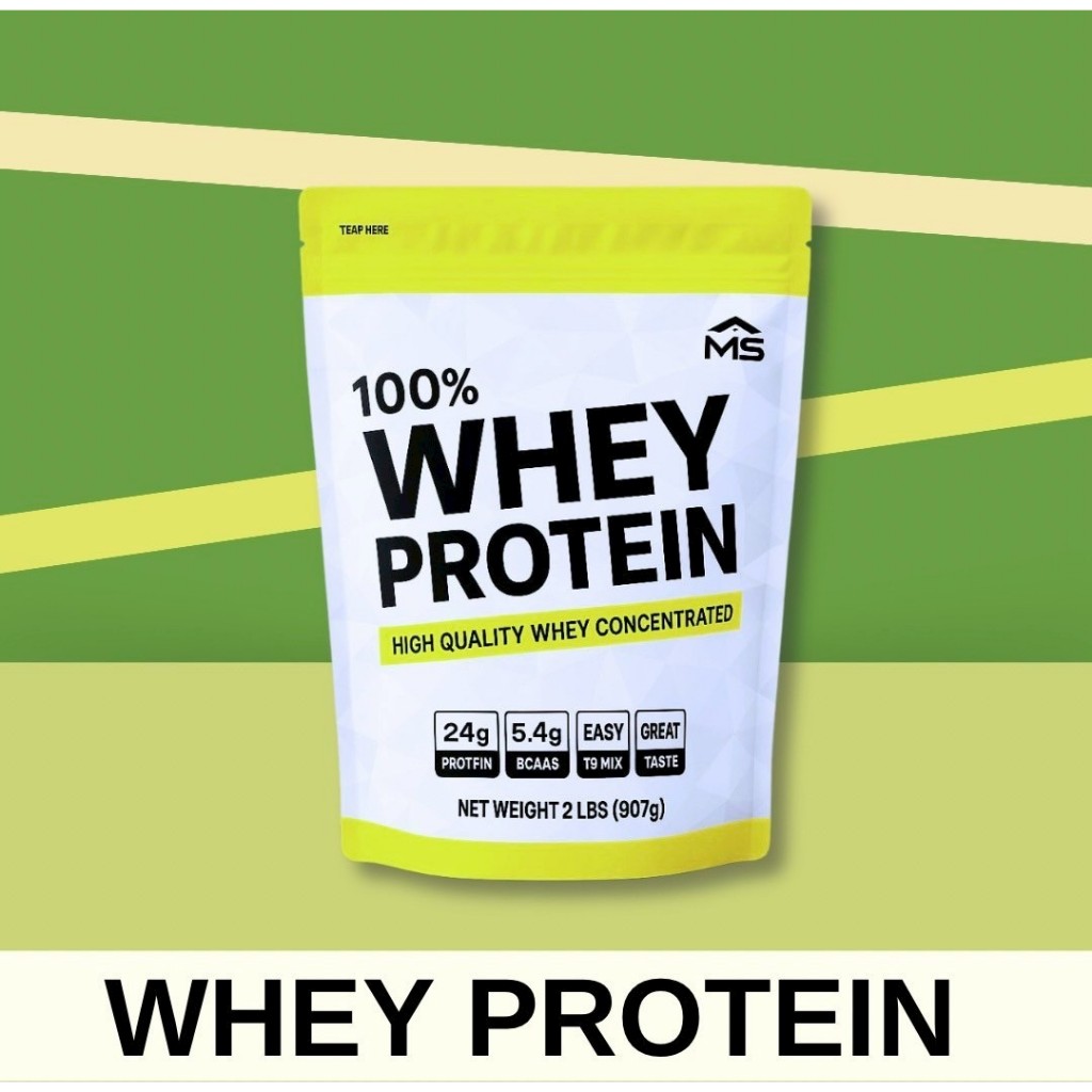 MS WHEY PROTEIN เวย์ โปรตีน จาก นม ไม่ใช่ soy ถั่วเหลือง | Shopee Thailand