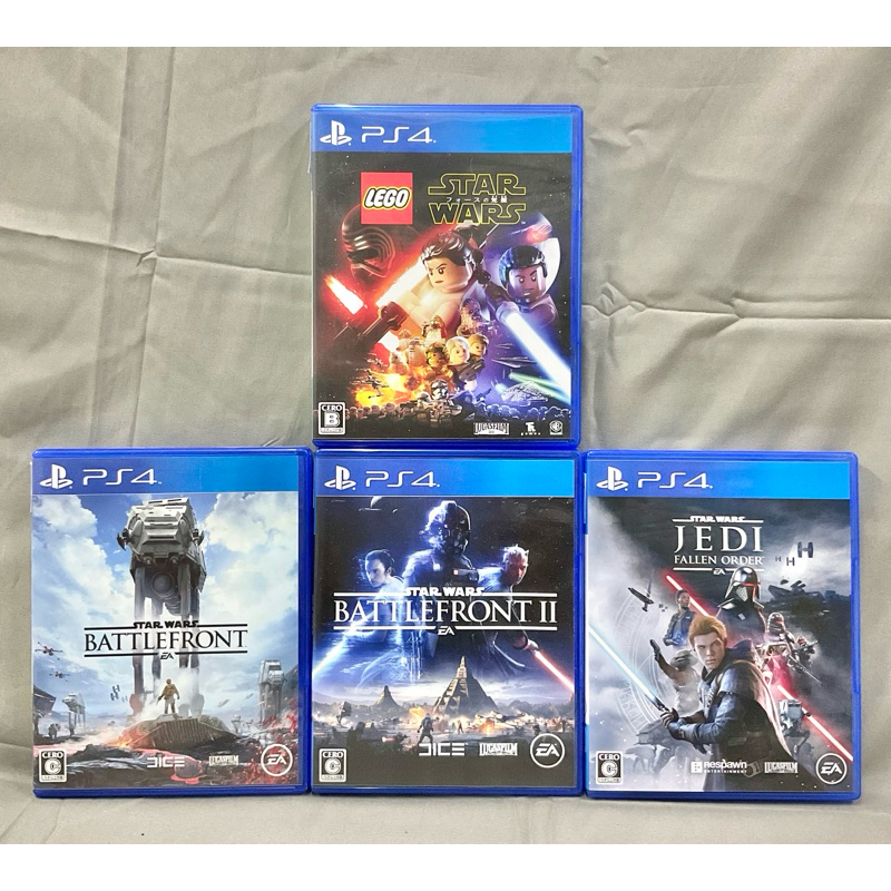 แผ่นแท้ [PS4] รวมทุกภาค Star Wars (Japan) (มี Eng บางภาค) Battlefront 1 ...