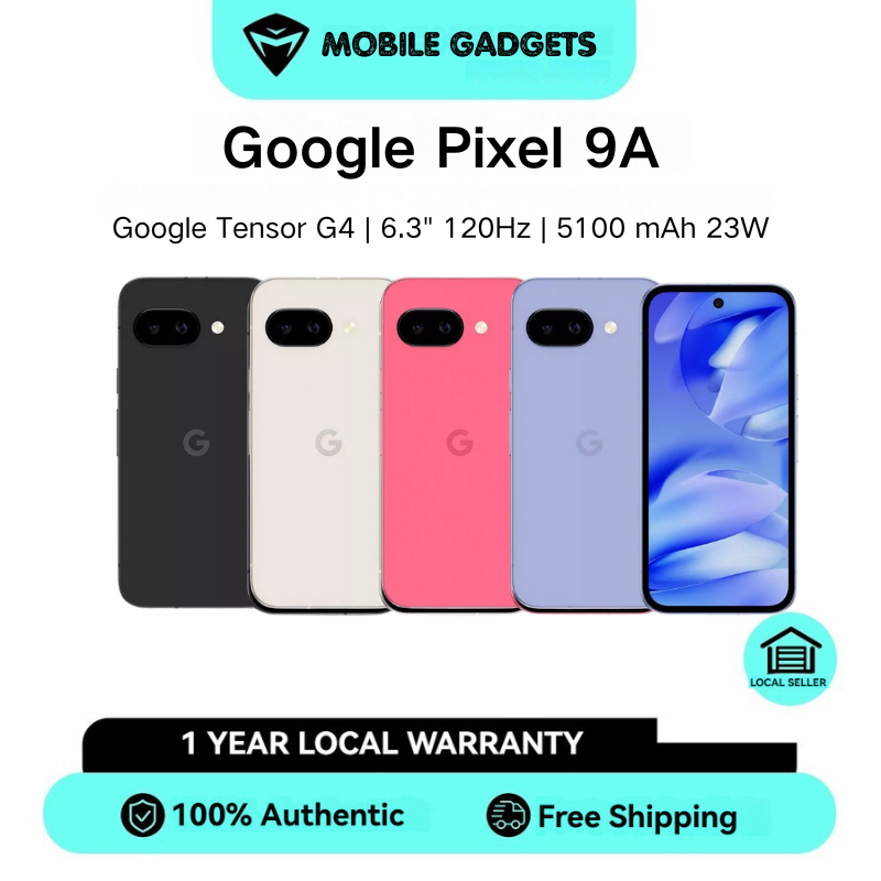 Google Pixel 9a | Google Tensor G4 | 6.3" 120Hz | 5100 mAh 23W | Shopee Thailand