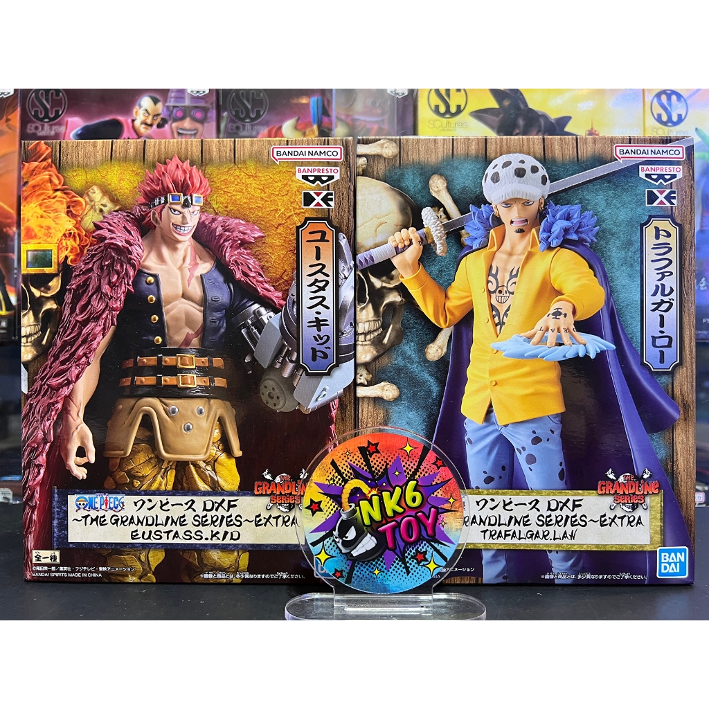 Banpresto One Piece DXF The Grandline Series Extra Eustass Kid & Trafalgar Law มือ1 | Shopee ...
