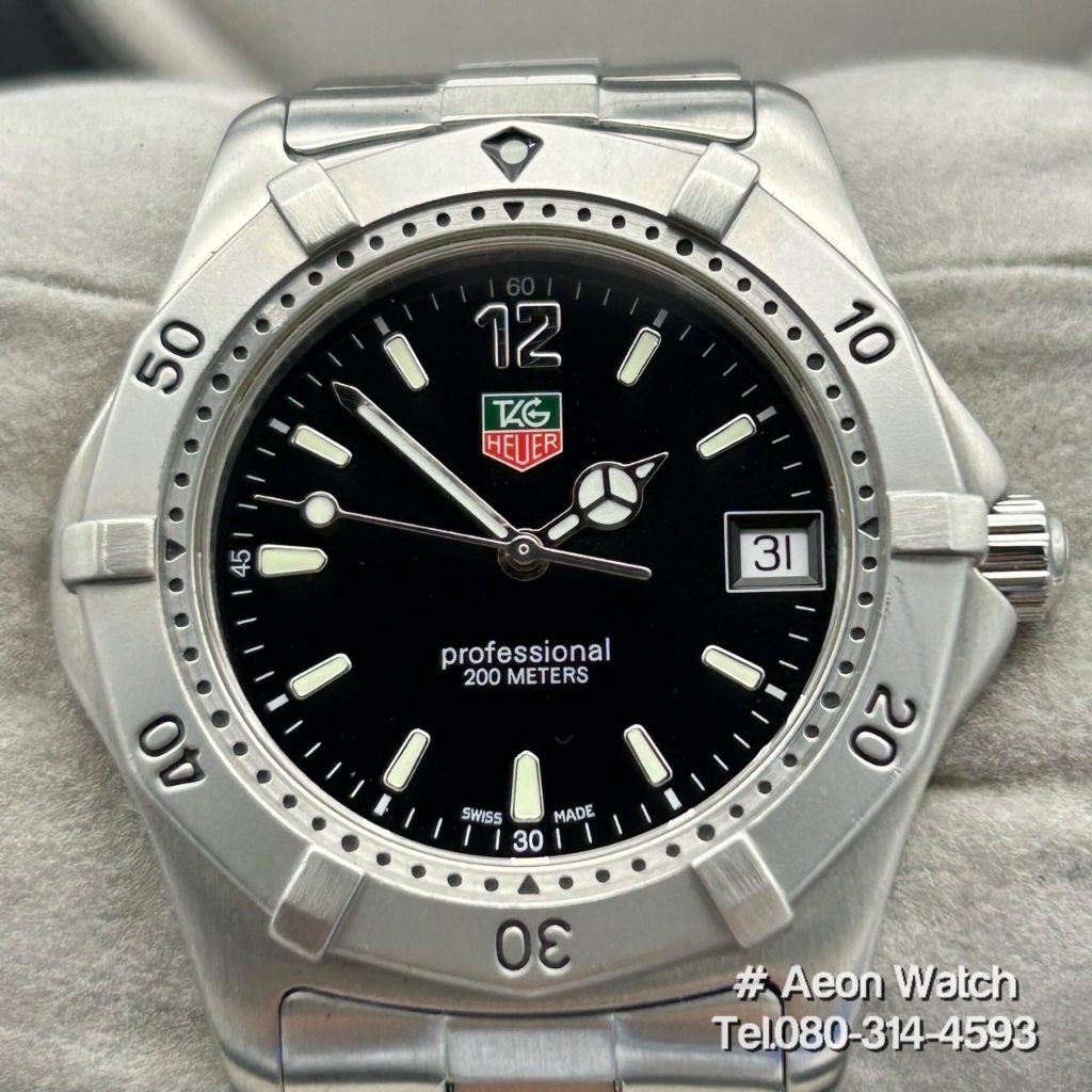Tag Heuer series 2000 Quartz Black Dial Ref.WK1110 | Shopee Thailand