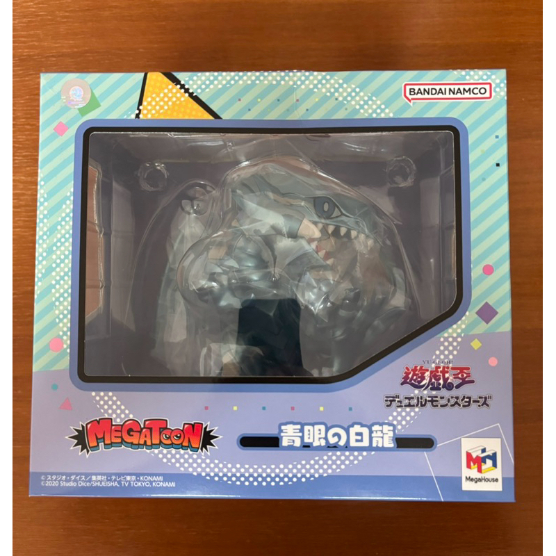 (กล่องมีจุดบุบ) MEGATOON BLUE EYES WHITE DRAGON มือหนึ่ง megahouse ...