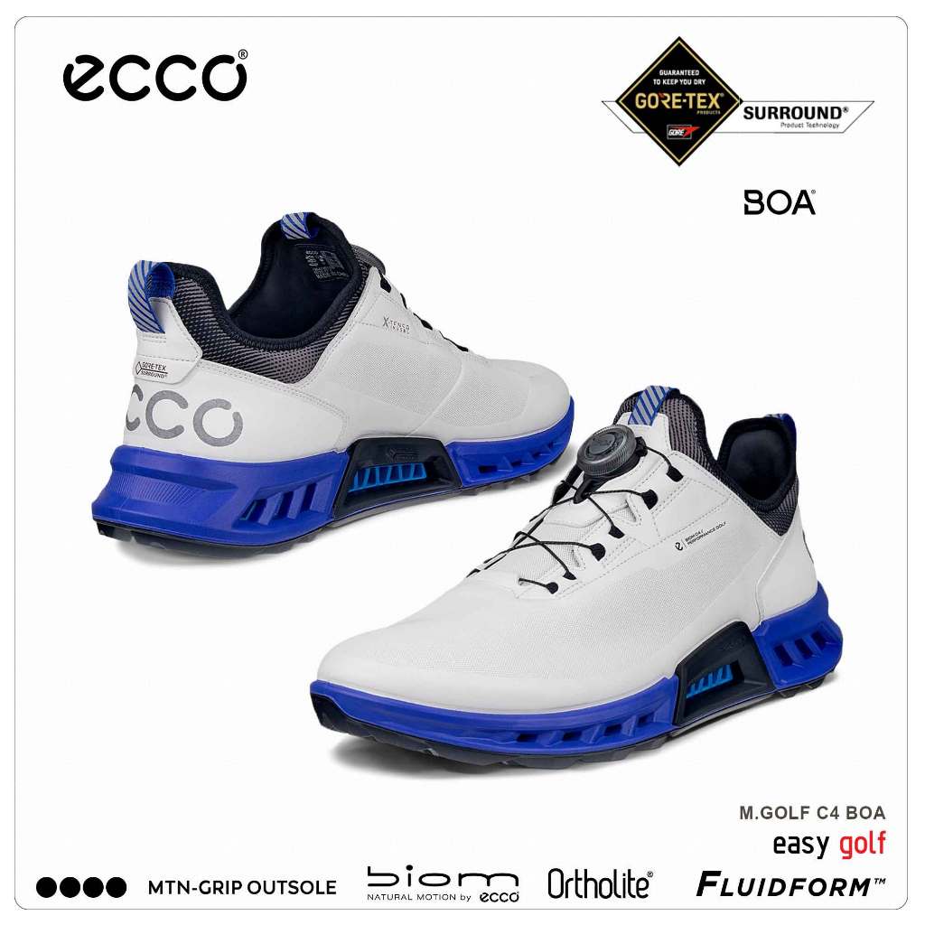 ECCO BIOM C4 BOA MEN ECCO GOLF GOLF SHOES รองเท้ากีฬากอล์ฟผู้ชาย SS25 ...