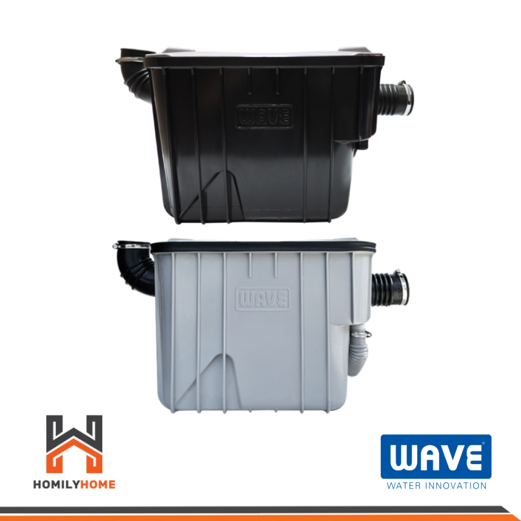 WAVE ถังดักไขมัน รุ่น WKE WAVE KIT ECO WKE-15 รุ่น WK WAVE KIT WK-15 ขนาด 15 ลิตร ถังดักไขมันบน ...
