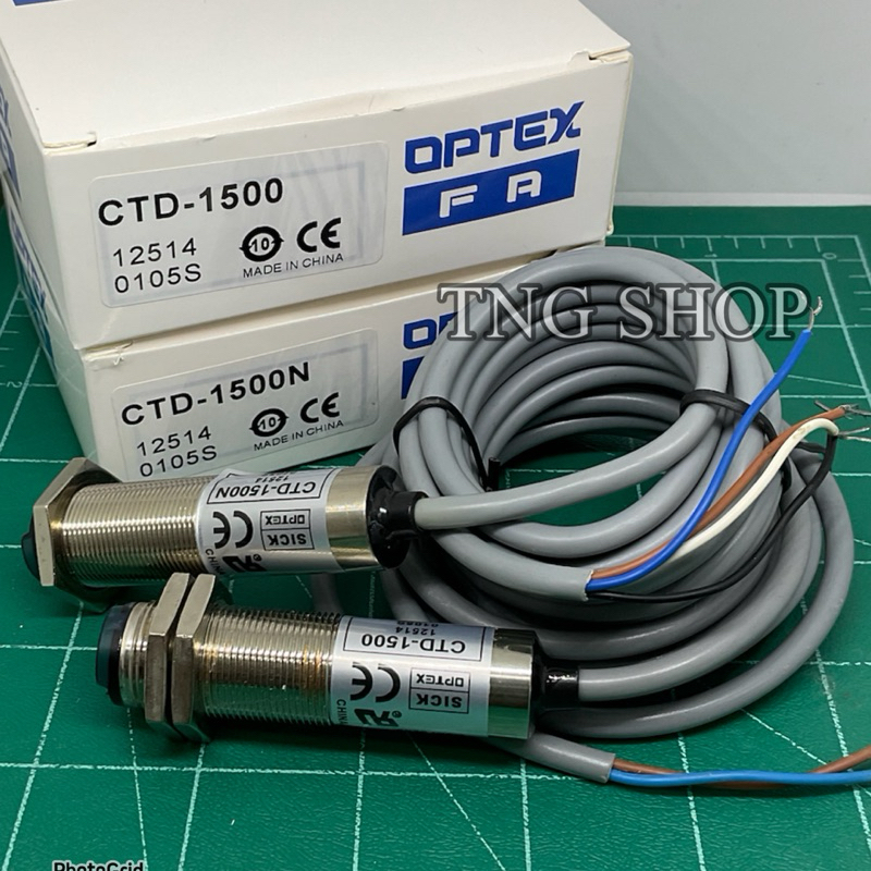 CTD-1500 1500N CTD - 1500 N เซ็นเซอร์ โฟโต้ sensor การตรวจจับ15เมตร คู่ ชนิด NPN | Shopee Thailand