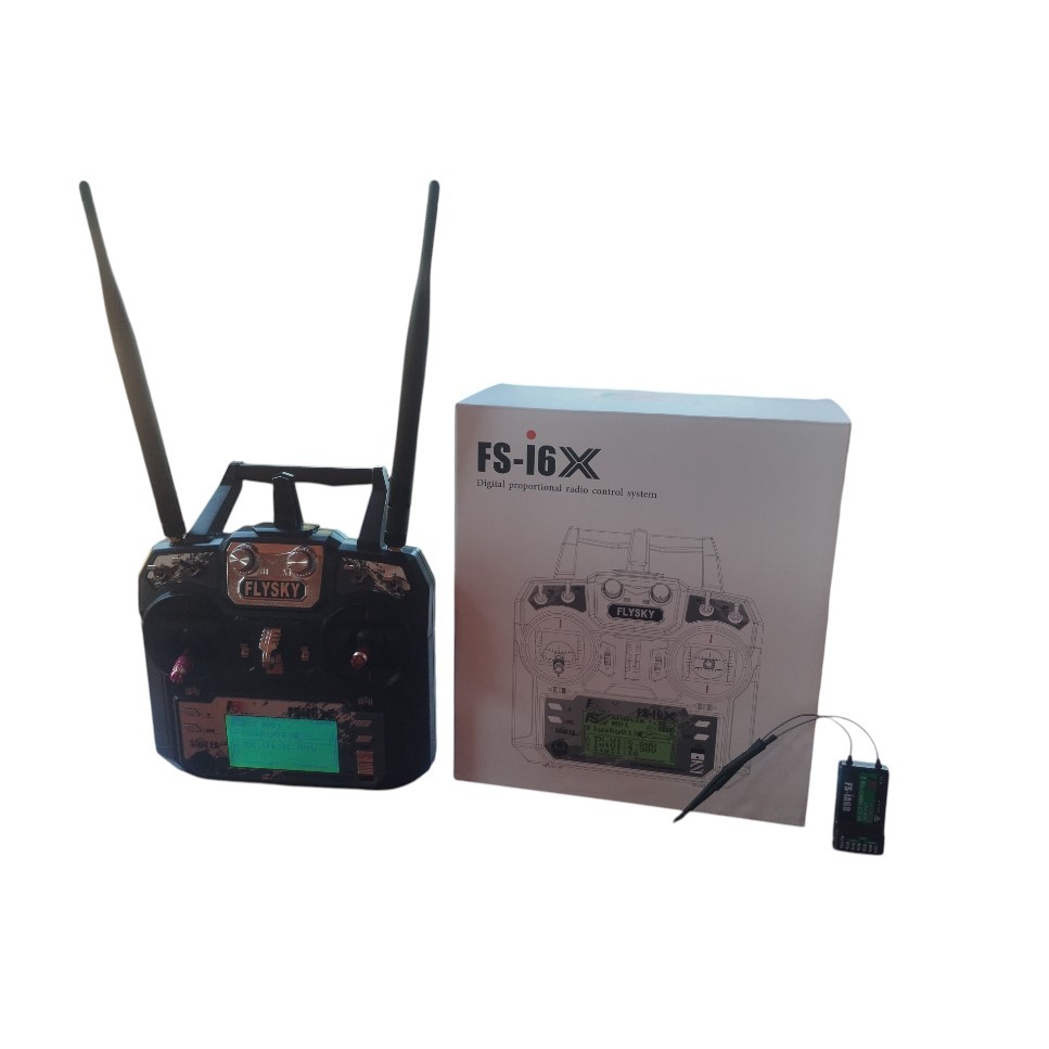 รีโมทบังคับ FlySky FS-i6X Remote Control เพิ่มเสาการรับ-ส่งได้ไกลเพิ่ม ...