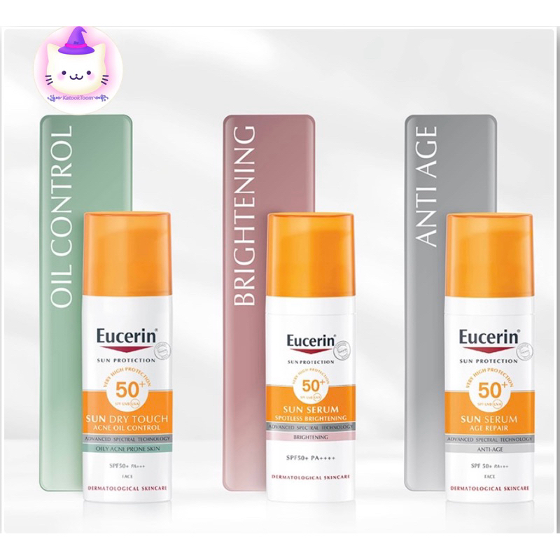 งานไทยแท้Eucerin Sun Spotless Brightening, Spotless CC,Dry Touch,Dry ...