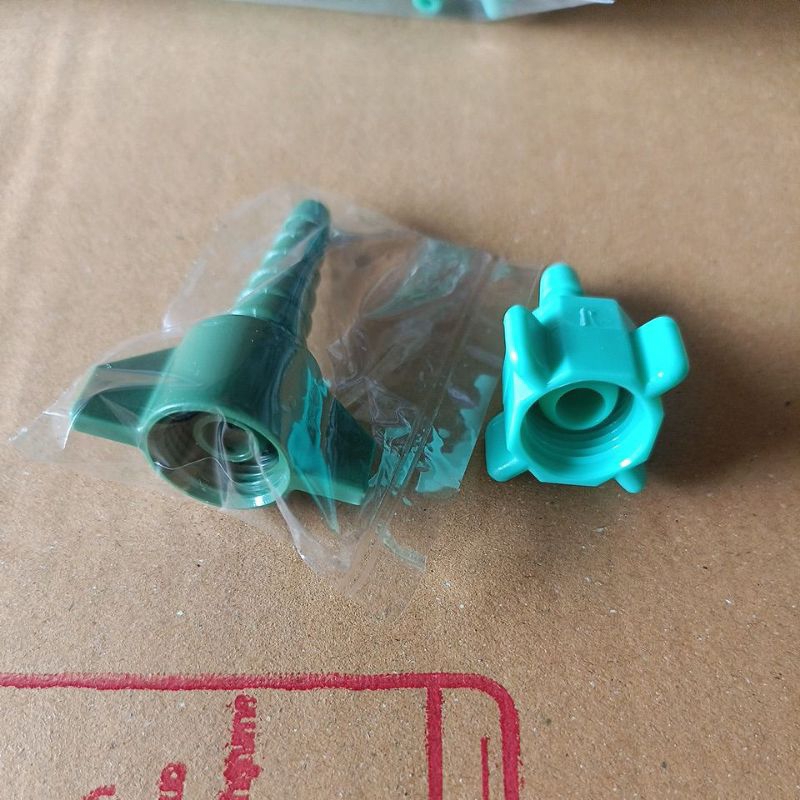 DURA ข้อต่อเกจ์ออกซิเจน Nut & Nipple O2 disp.Ins สำหรับ ถังออกซิเจน ...