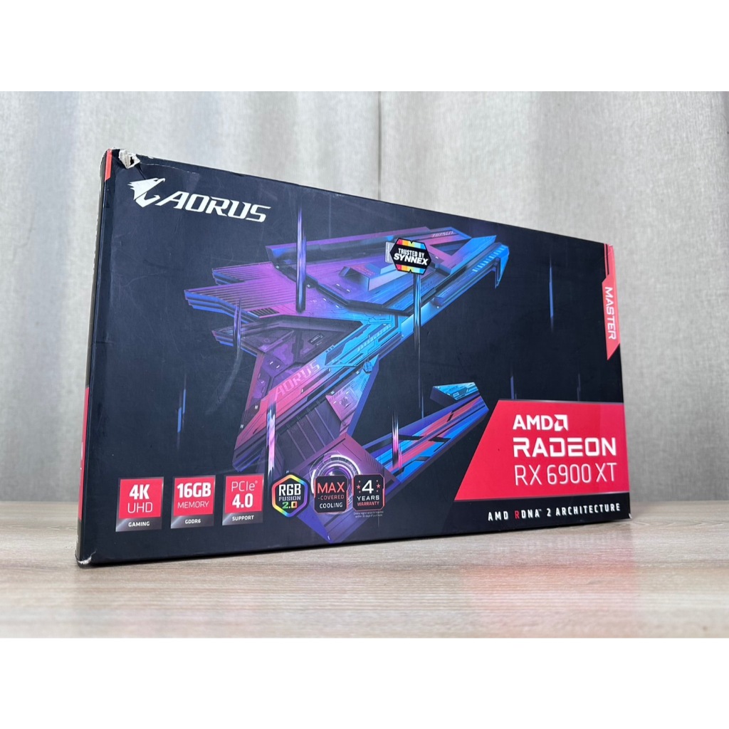 การ์ดจอ(graphic card) GIGABYTE RADEON RX 6900XT 16GB GDDR6 AORUS MASTER ...