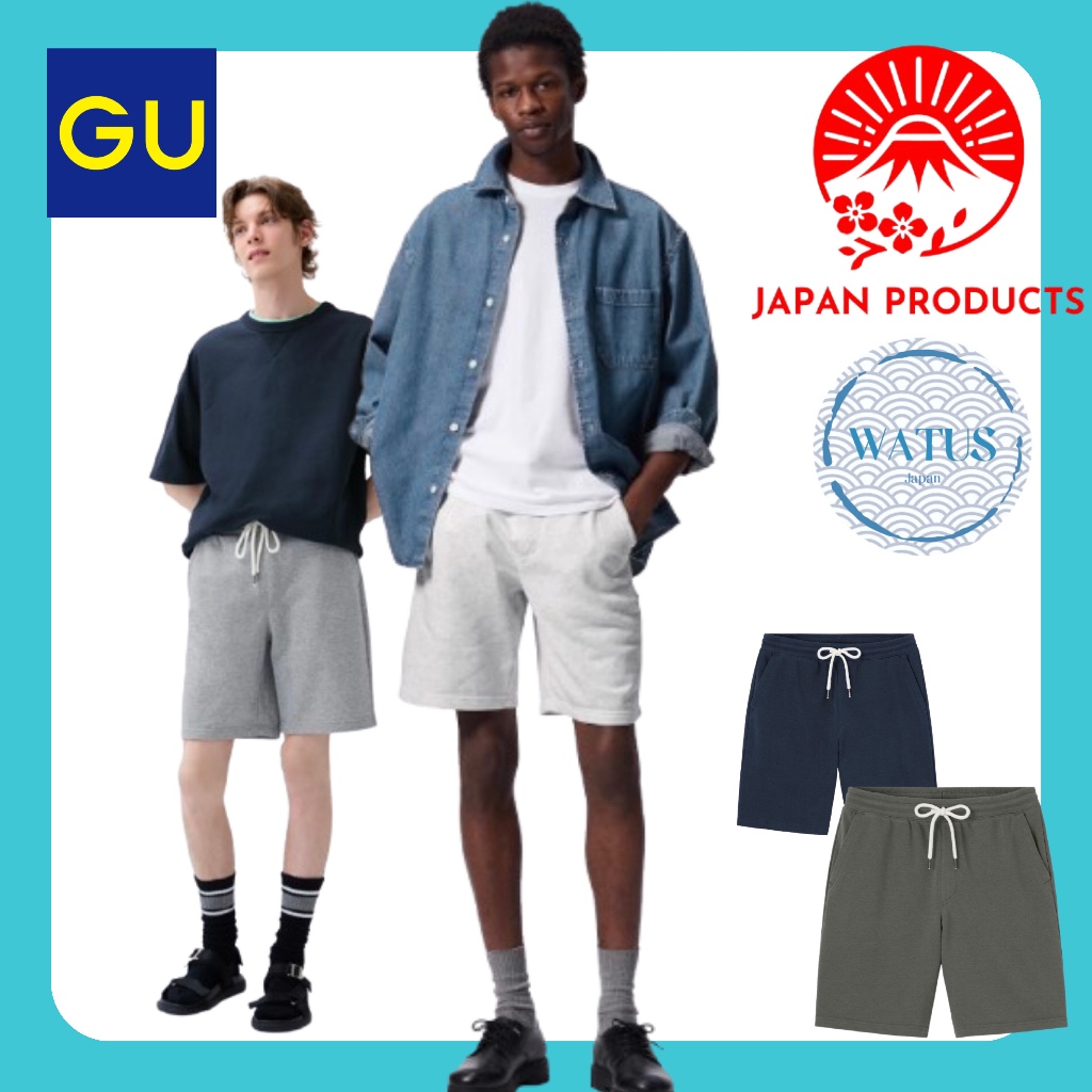 【Direct from Japan】GU/Sweat shorts/Popular in Japan/Summer | Shopee ...