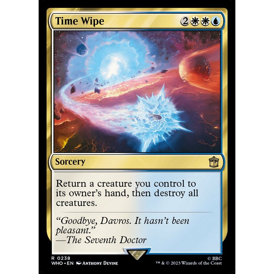 Time Wipe WHO, DSC การ์ด Magic the Gathering [MTG] ของแท้ | Shopee Thailand