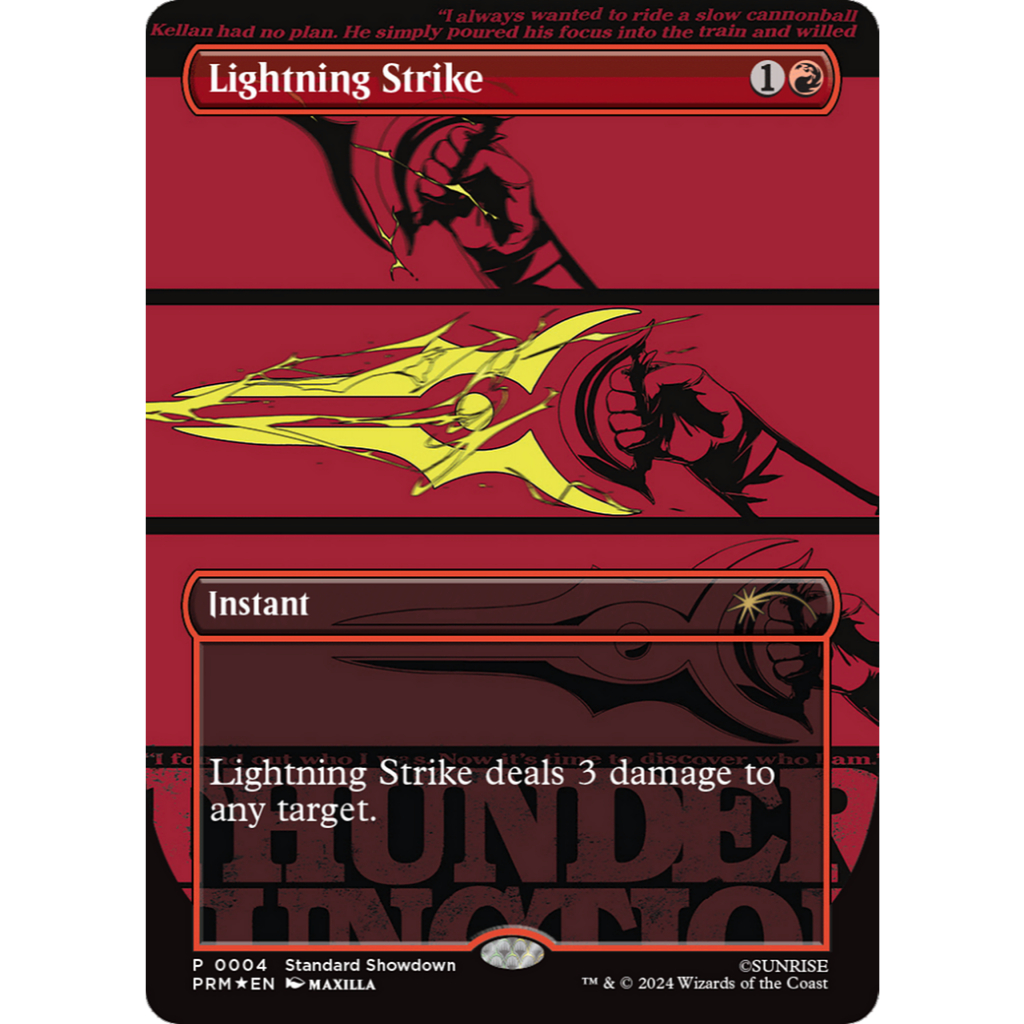 Promotional: Lightning Strike (Standard Showdown - Cowboy Bebop ...