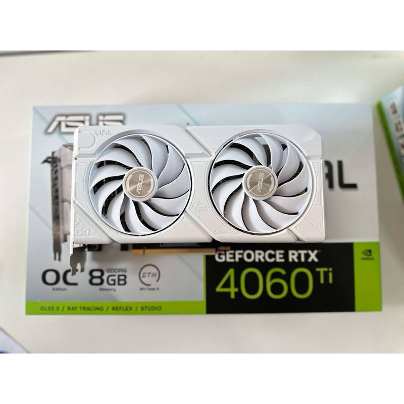 ASUS DUAL GEFORCE RTX 4060 TI WHITE OC EDITION 8GB GDDR6 (DUAL-RTX4060TI-O8G-WHITE) | Shopee ...