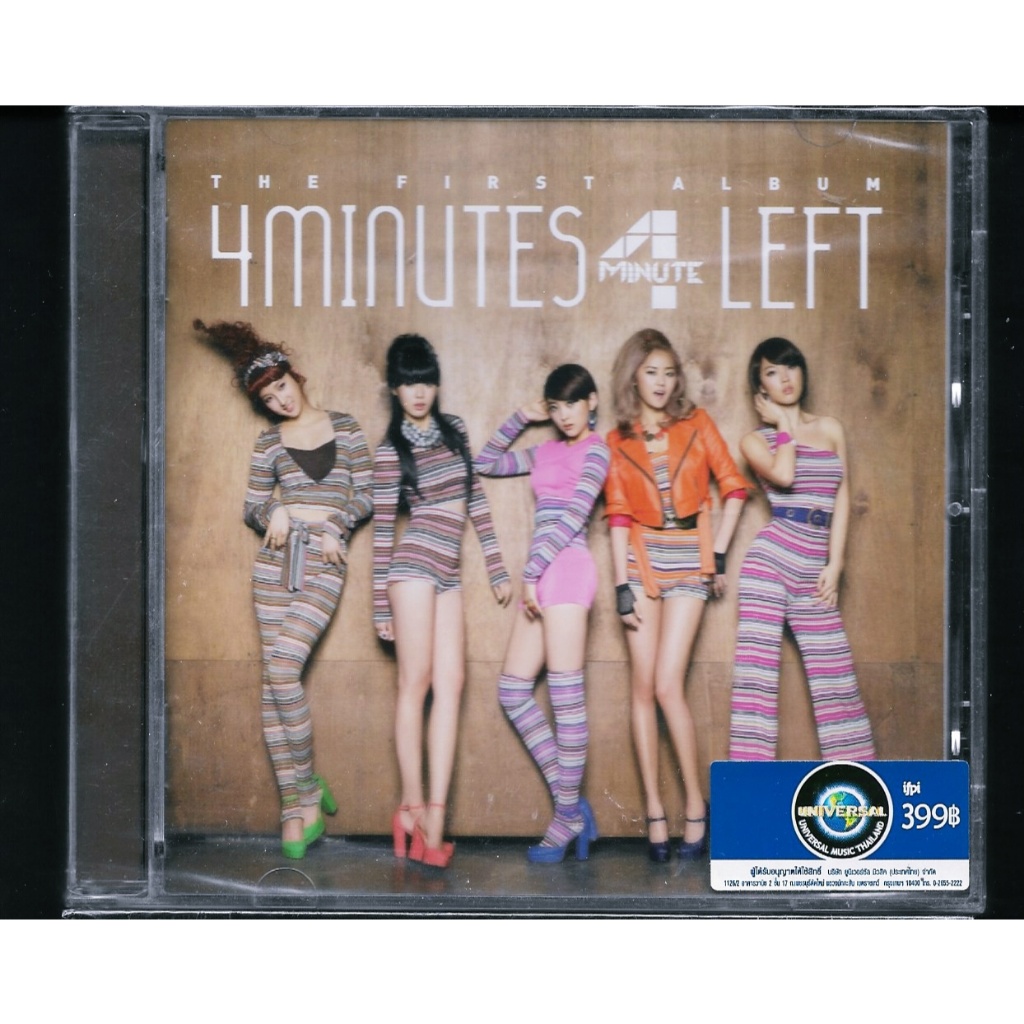 CD,4Minute - 4Minutes Left (Korean songs)(K-Pop)(2011)(Thai) | Shopee ...