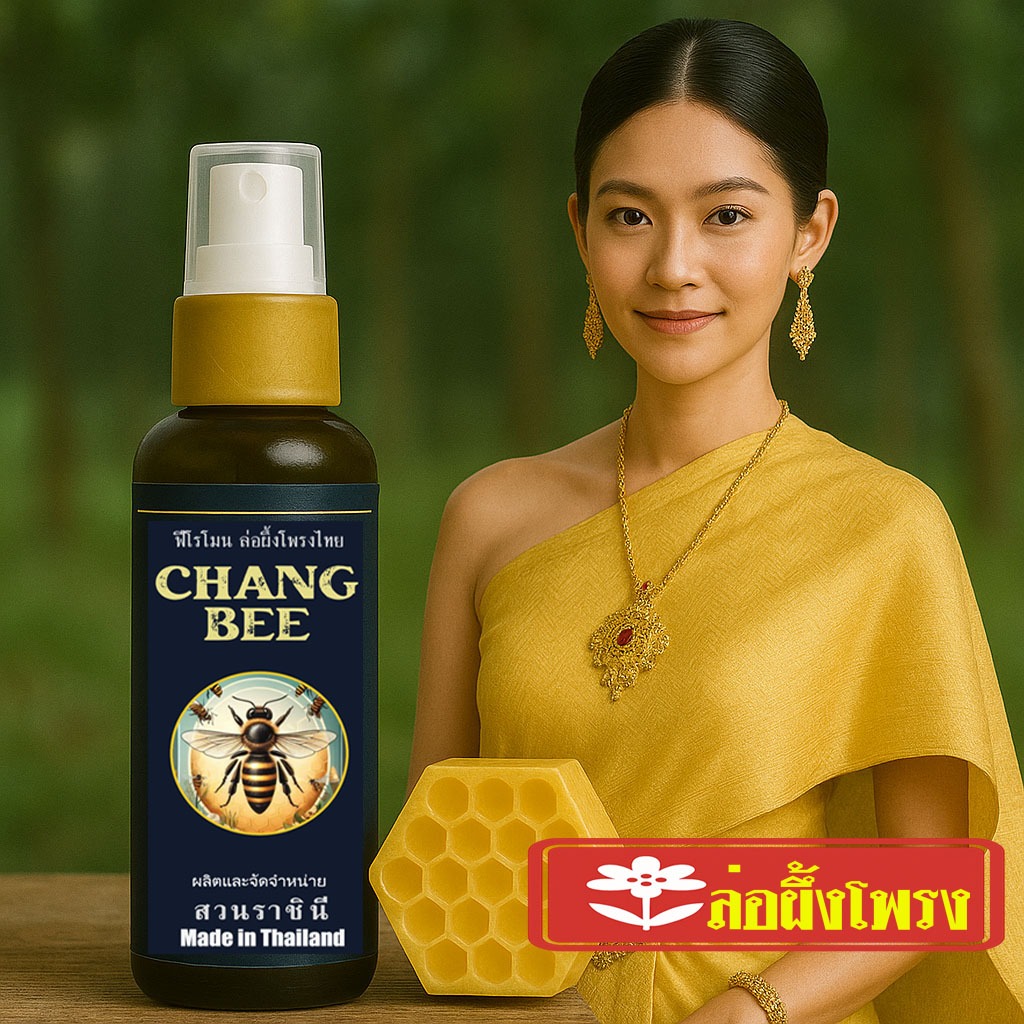 ล่อผึ้งโพรงCHANG BEE ฟีโรโมน 50 ซีซี + ไขล่อผึ้ง 1ก้อน สูตรอิงวิจัย ...