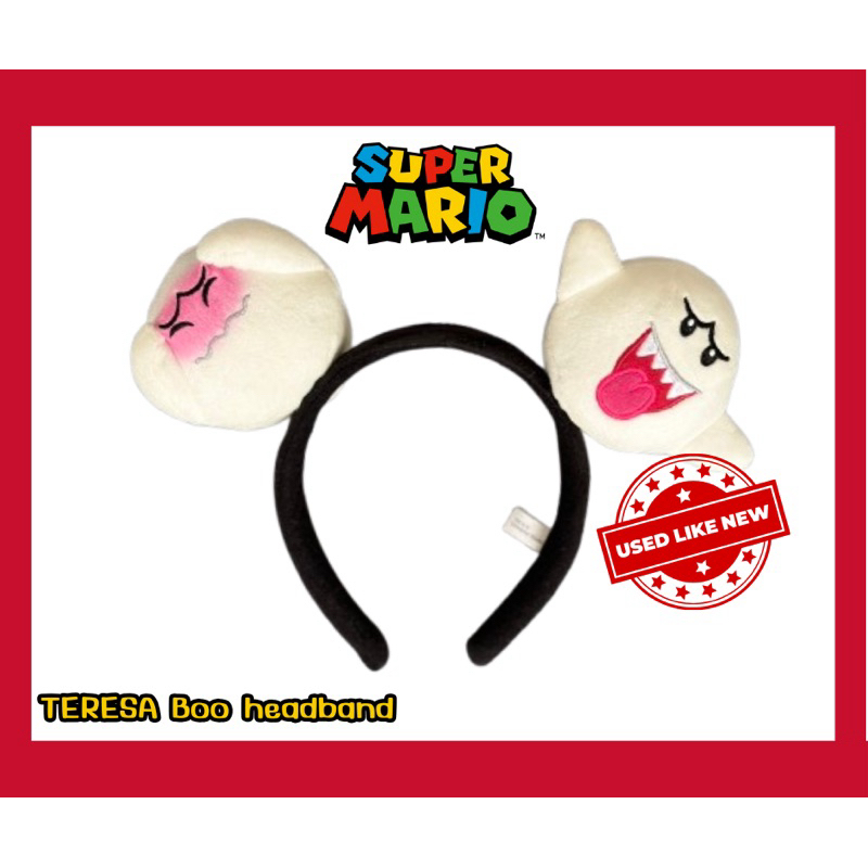 ที่คาดผม SUPER MARIO TERESA Boo headband Super Nintendo World Universal ...