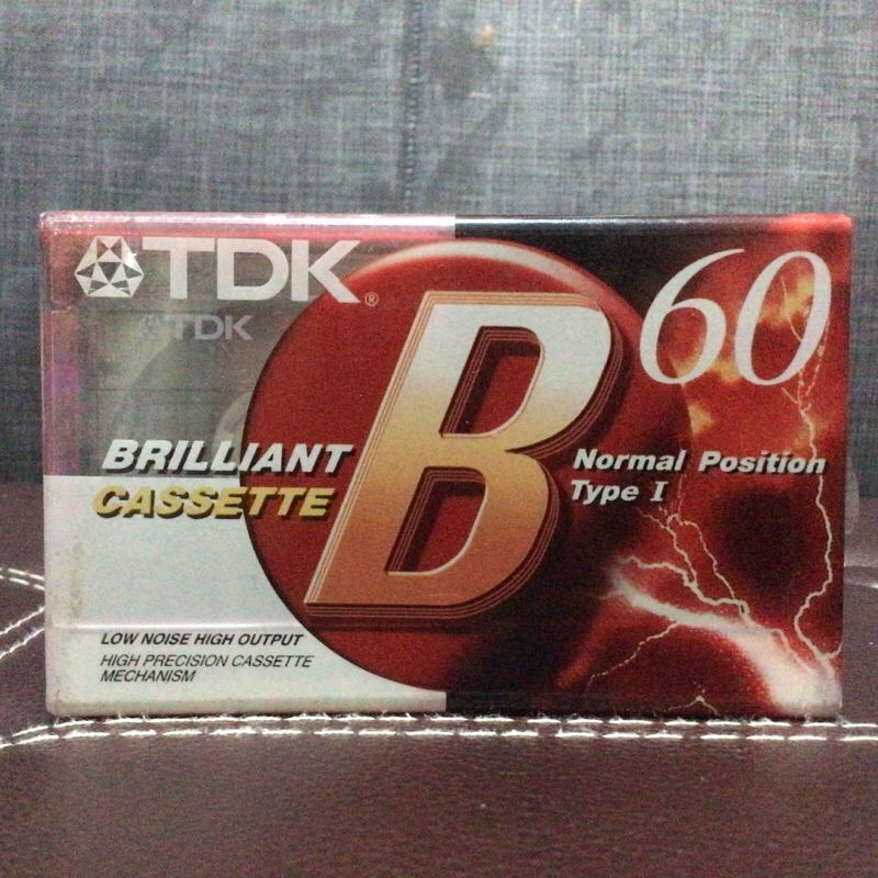 เทปคาสเซ็ท TDK B60 Brilliant Cassette - ในซีล | Shopee Thailand