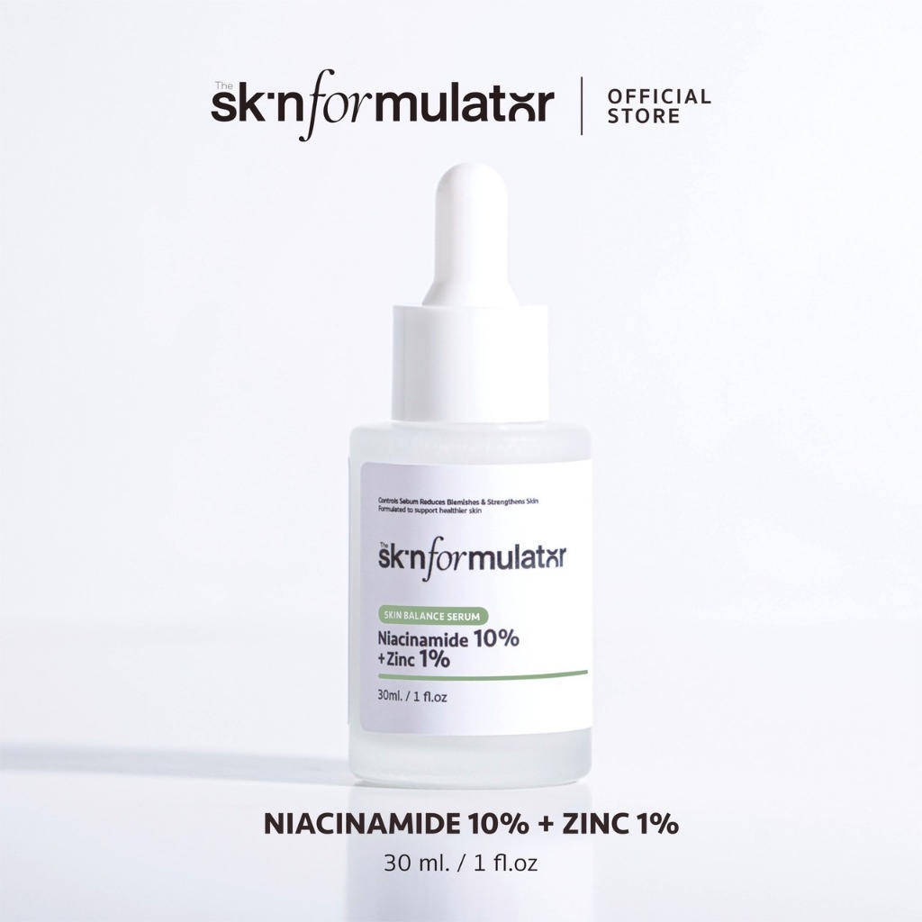 The Skin Formulator Niacinamide 10% + Zinc 1% Serum 30 ml ผิวสมดุล คุมมัน ลดสิว รูขุมขนกระชับ ...