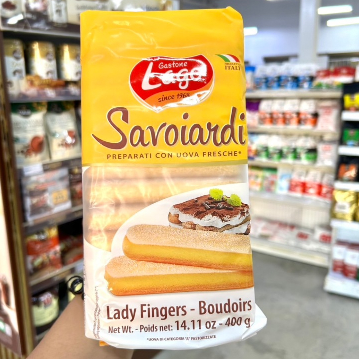 Lady Finger ตรา LAGO 400g. ลาโก้ เลดี้ฟิงเกอร์ สำหรับทิรามิสุ (บรรจุ 48 ...