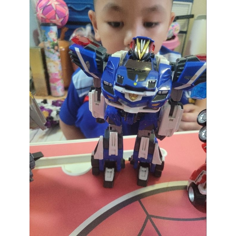 หุ่นยนต์ ตำรวจ รวมร่าง Drive Head 01 MKII Cyclone Interceptor Force ...