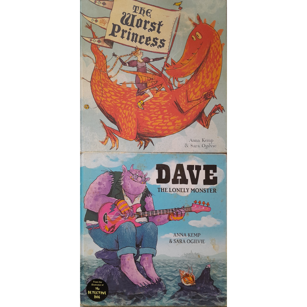 H13 The Worst Princess and Dave the Lonely Monster by Anna Kemp Picture ...