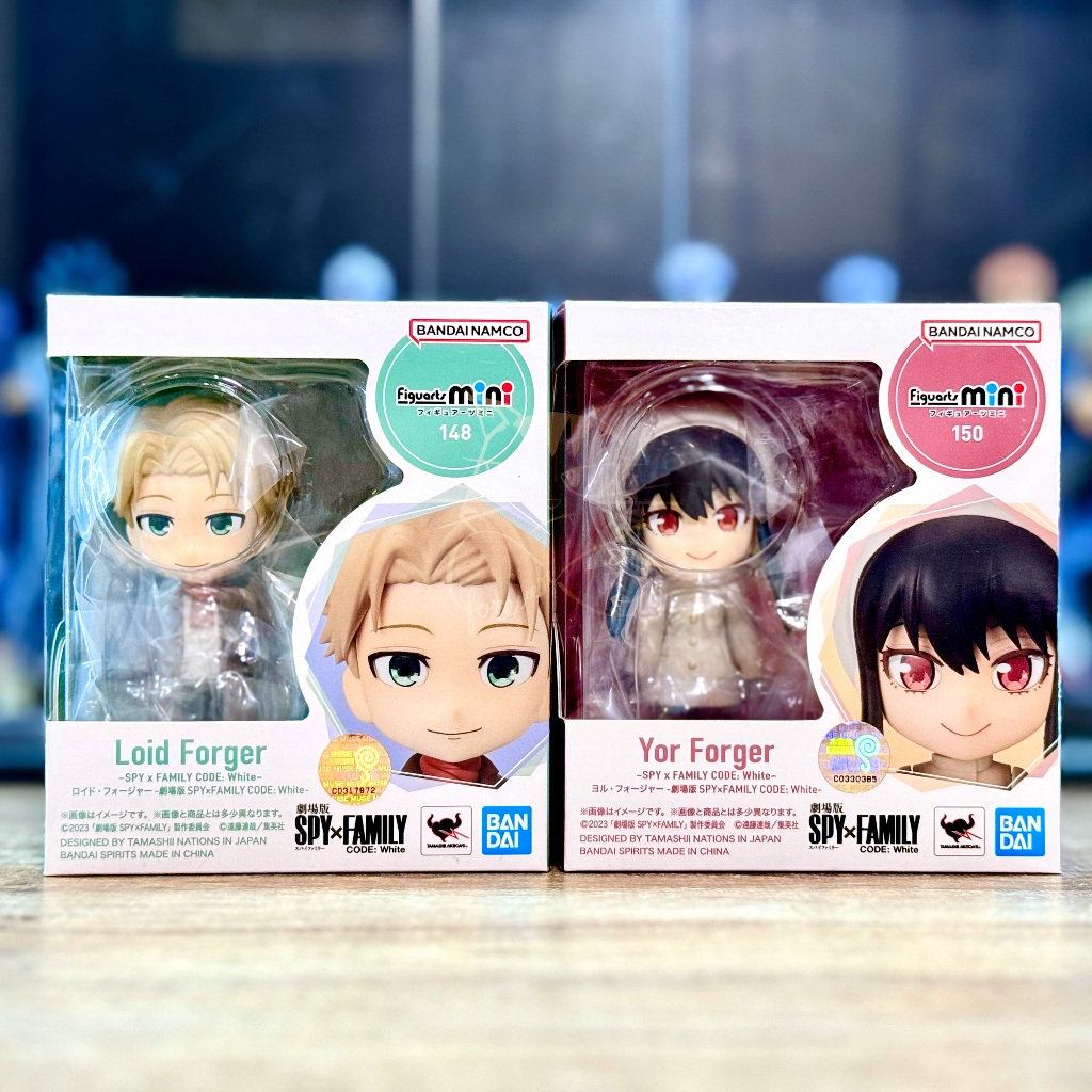 Figuarts Mini SPY x FAMILY CODE: White Loid and Yor Forger ฟิกเกอร์ ...